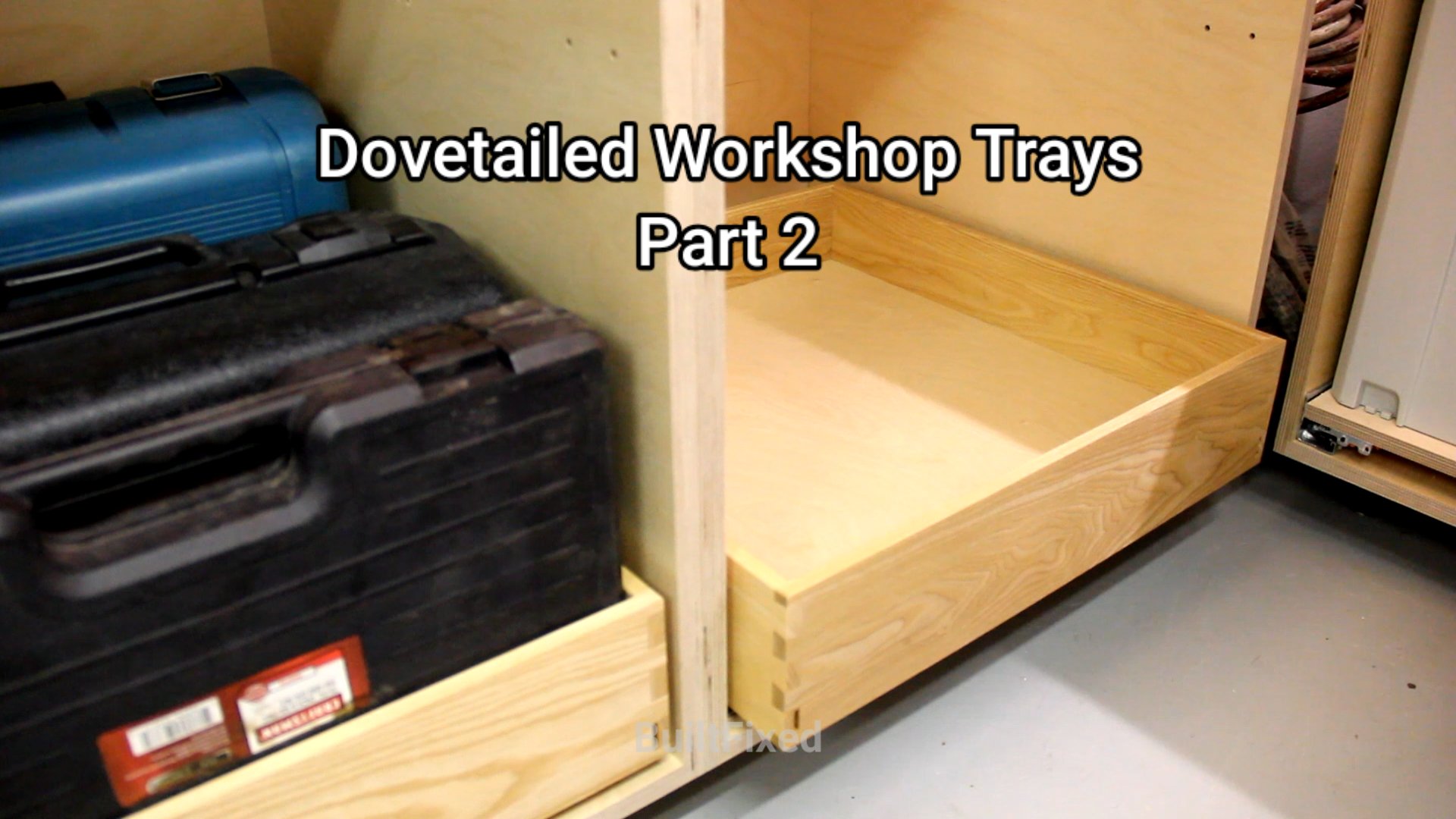 Drawer tray build